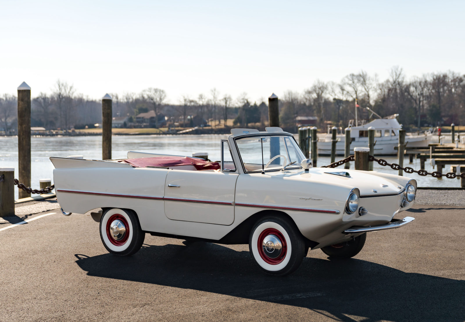 The Amphicar 770: A Vintage Car That's Also A Boat