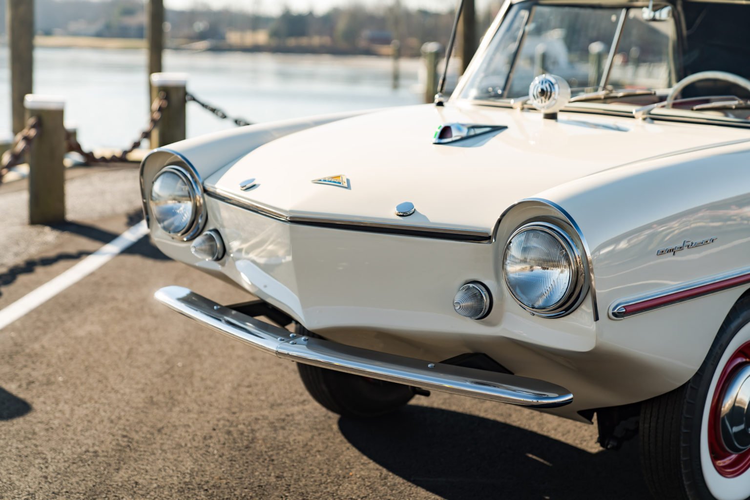 The Amphicar 770: A Vintage Car That's Also A Boat