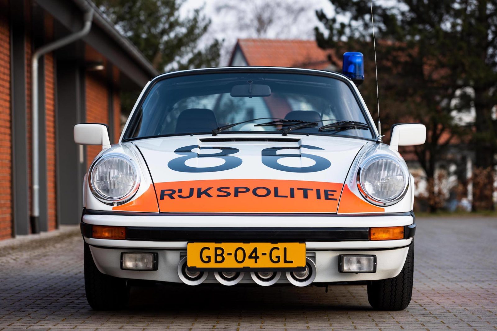 A Dutch Rijkspolitie (State Police) Porsche 911 SC Targa