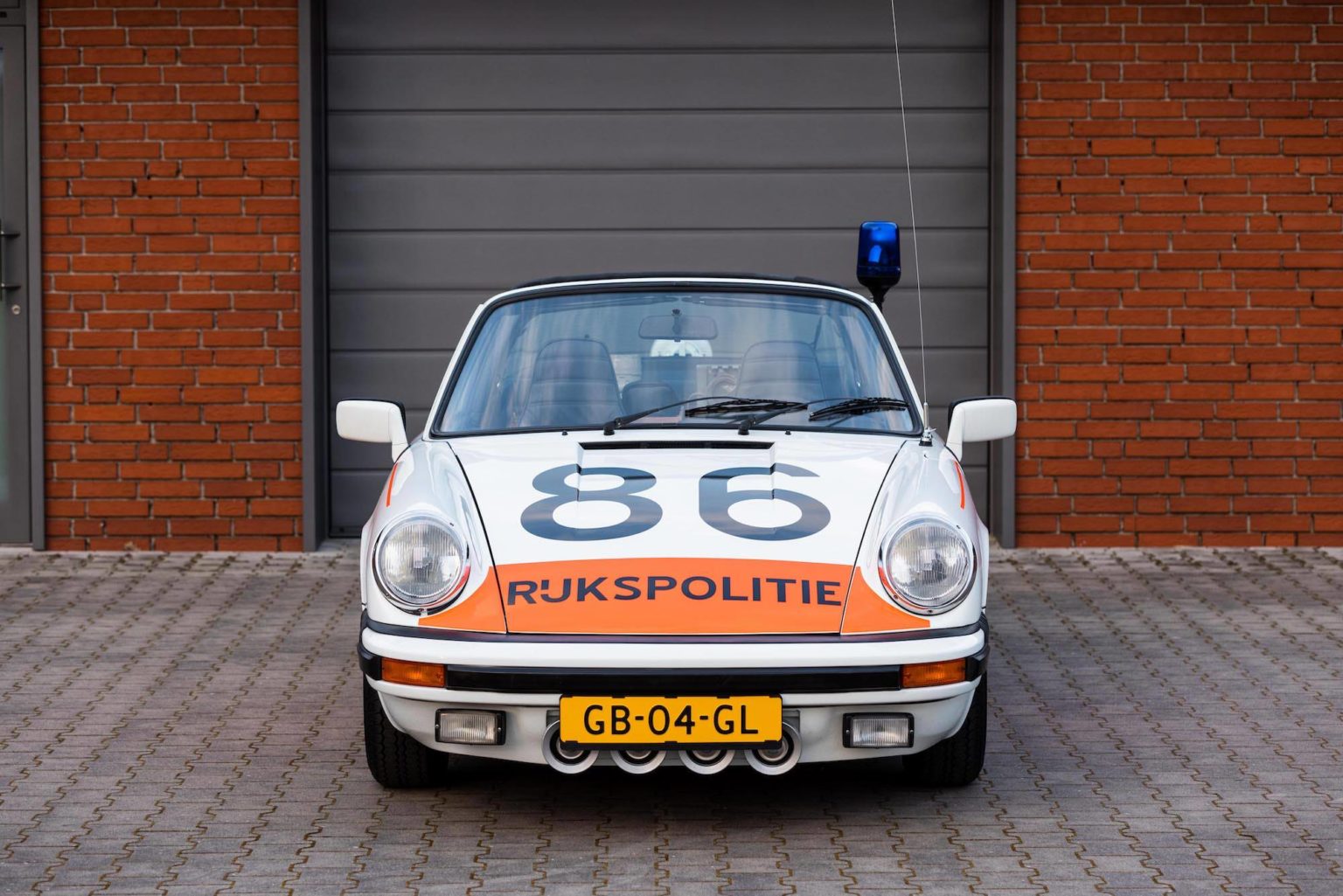 A Dutch Rijkspolitie (State Police) Porsche 911 SC Targa