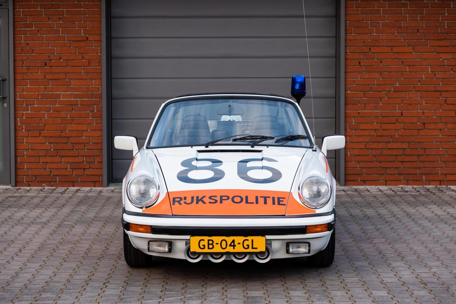 A Dutch Rijkspolitie (State Police) Porsche 911 SC Targa