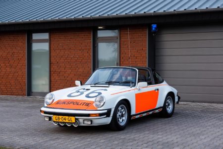 A Dutch Rijkspolitie (State Police) Porsche 911 SC Targa