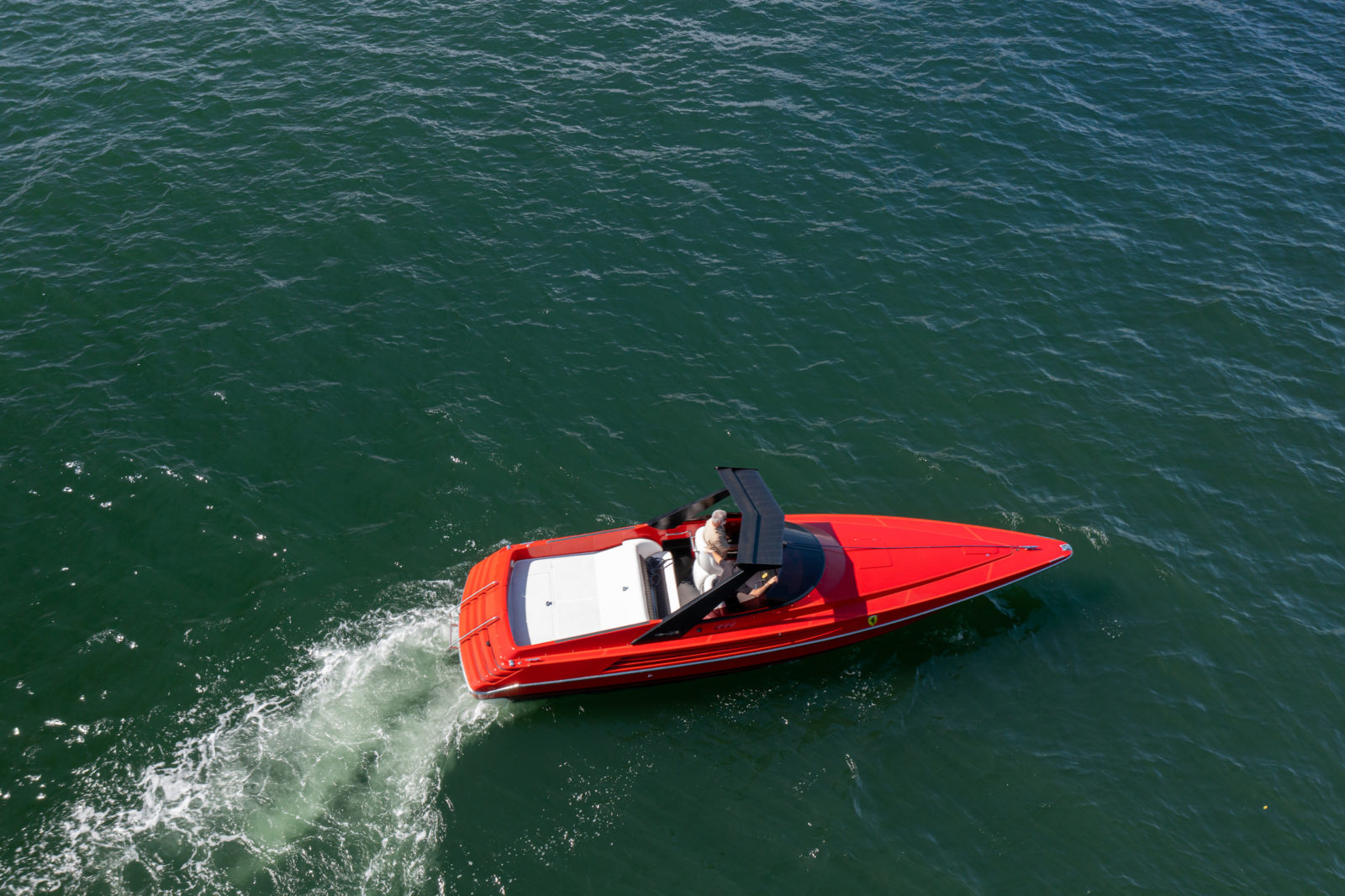 This Is The Riva Ferrari 32 – A 1980s-Era Floating Testarossa