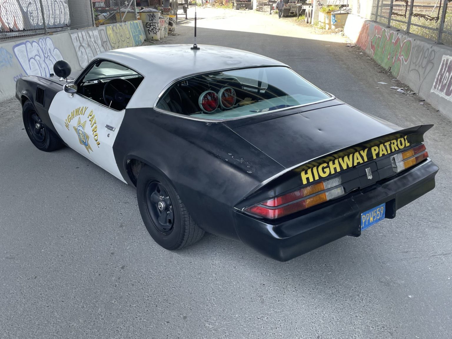 For Sale: The California Highway Patrol Chevrolet Camaro From "The Junkman"