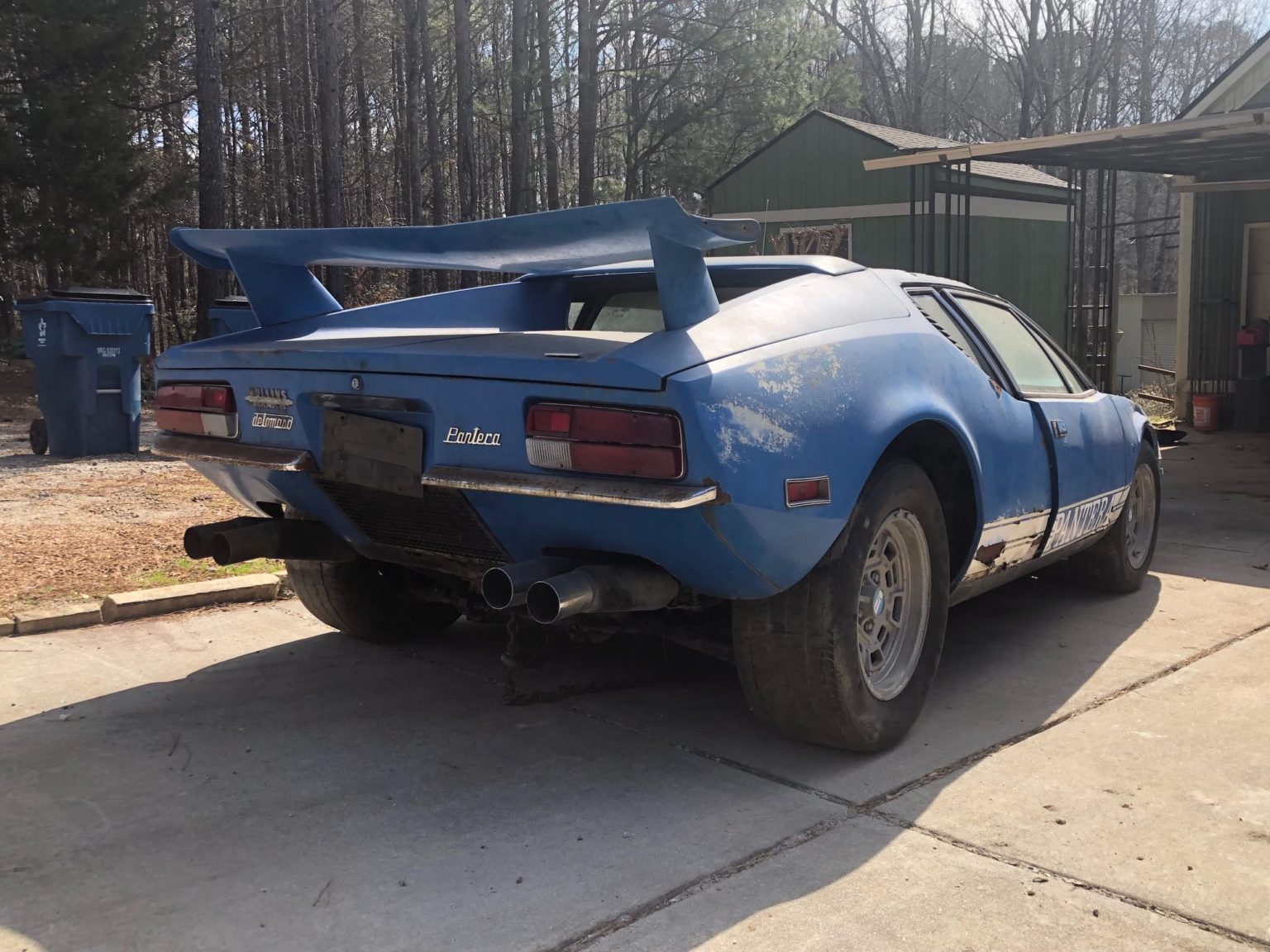 Barn Find: A De Tomaso Pantera Project Super Car