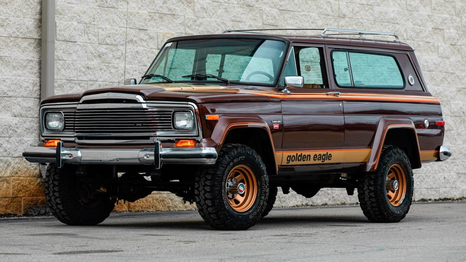 A 1978 Jeep Cherokee "Golden Eagle"
