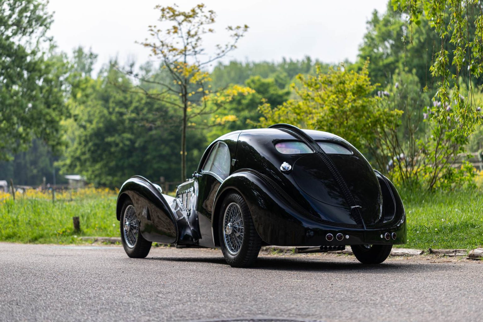 The Bugatti 57 SC Atlantic Stunt Car From The 2017 Film "Overdrive"