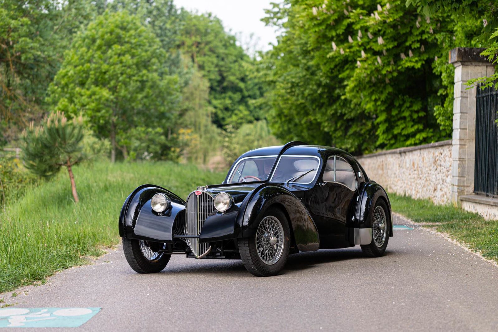 The Bugatti 57 SC Atlantic Stunt Car From The 2017 Film "Overdrive"