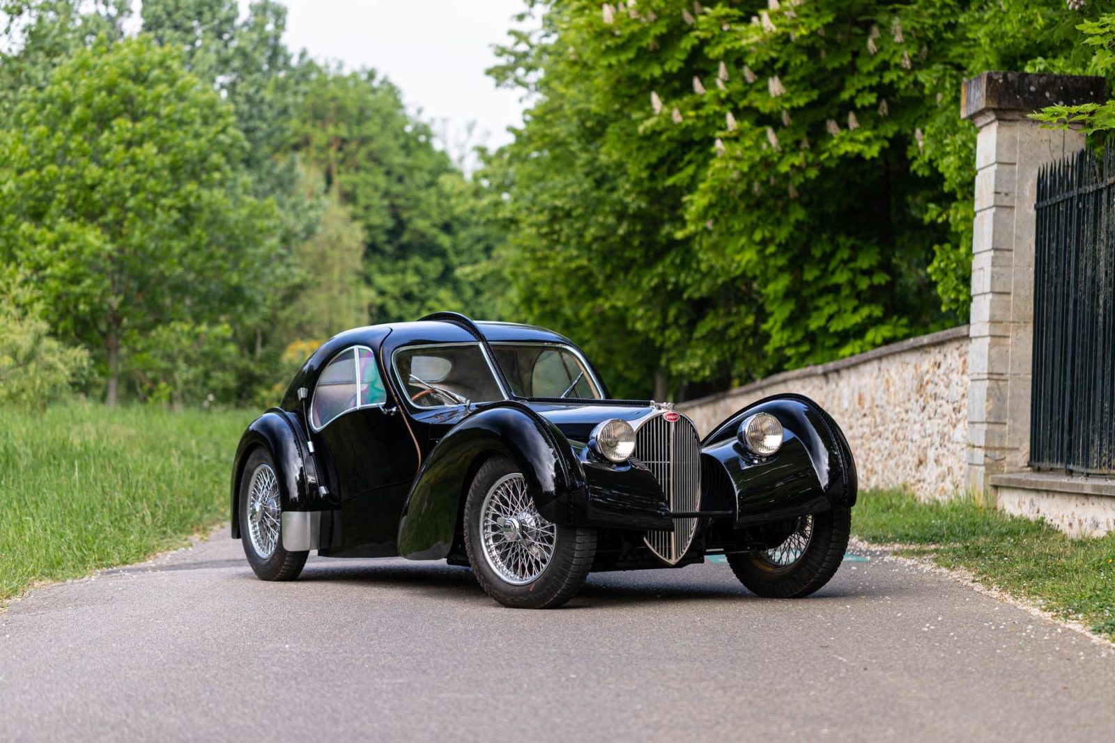 The Bugatti 57 SC Atlantic Stunt Car From The 2017 Film "Overdrive"