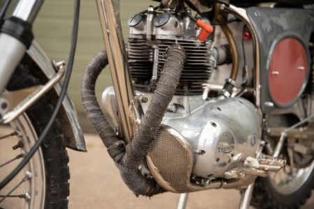 For Sale: An Original Cheney Triumph ISDT Specification Racer
