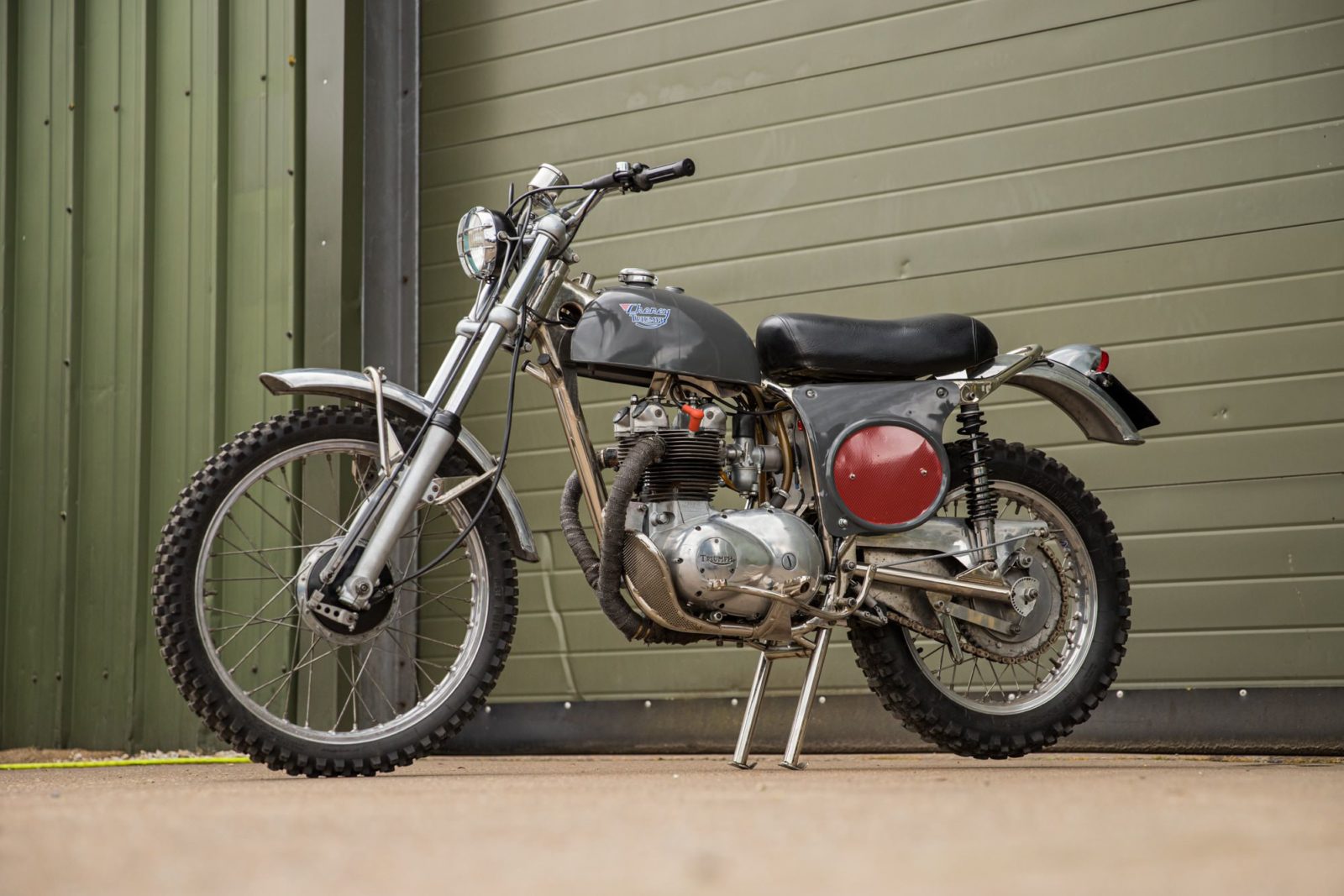 For Sale: An Original Cheney Triumph ISDT Specification Racer