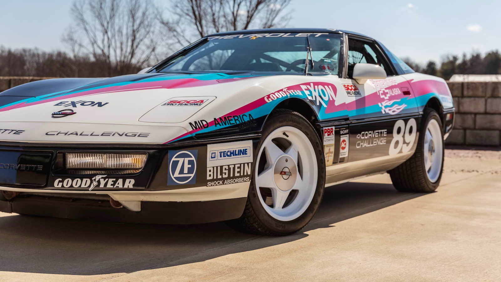 There's An Original 1989 Corvette Challenge Race Car For Sale