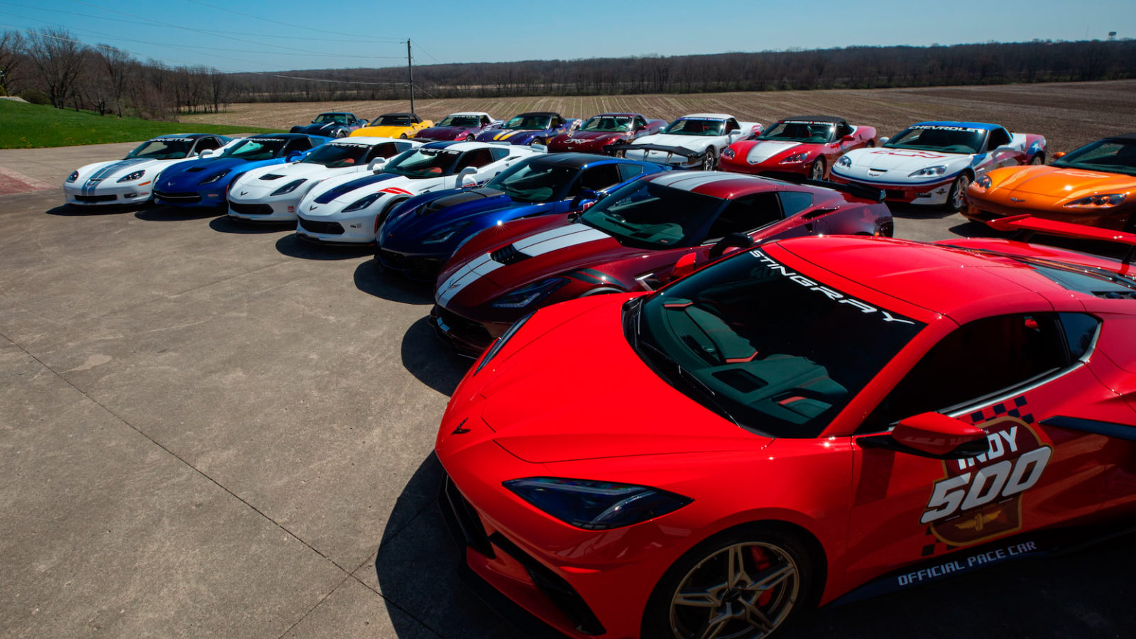 A Complete Corvette Pace Car Collection Is For Sale – 18 Cars Total
