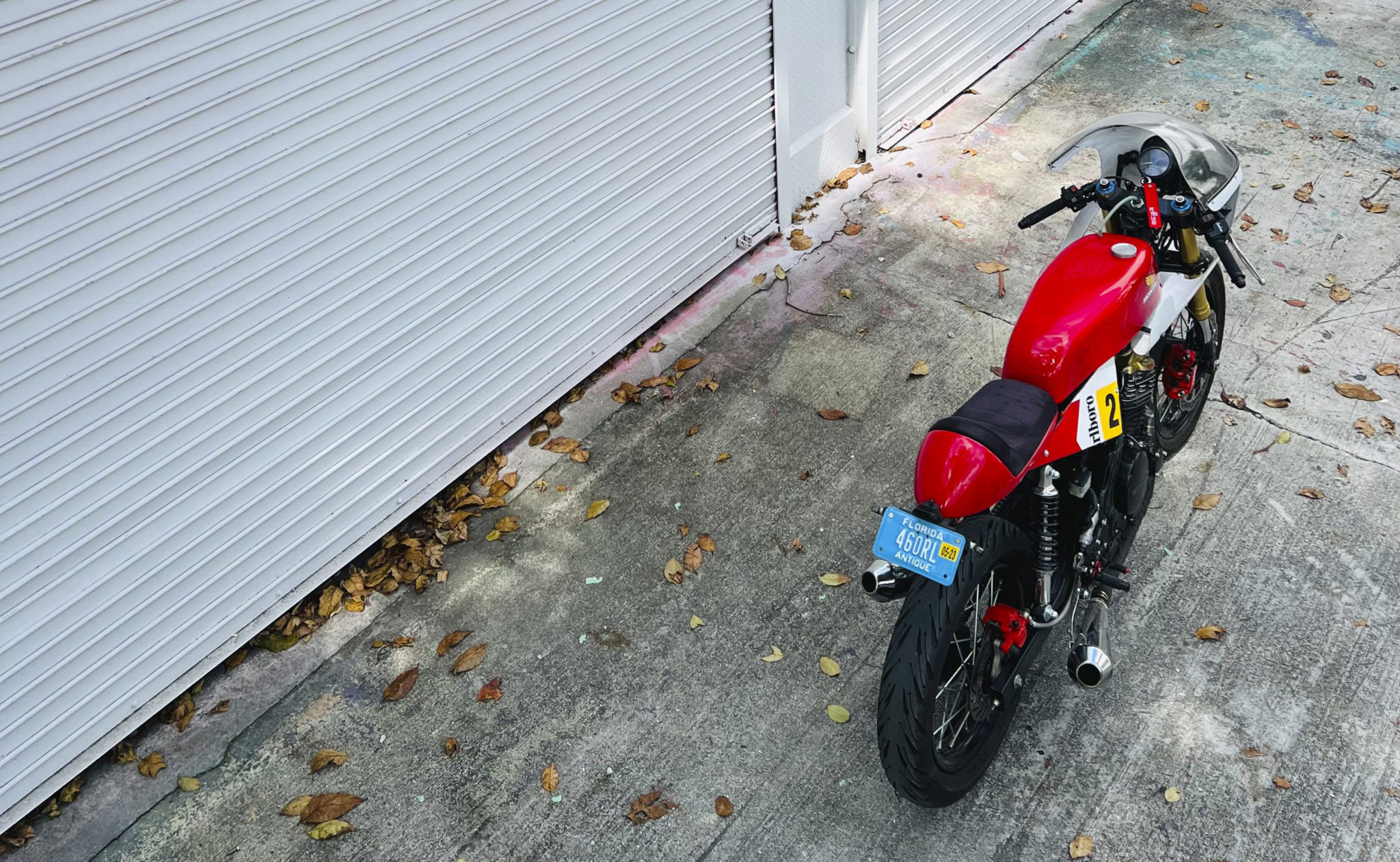 The New Honda NX650 Retro Racer by Petrology