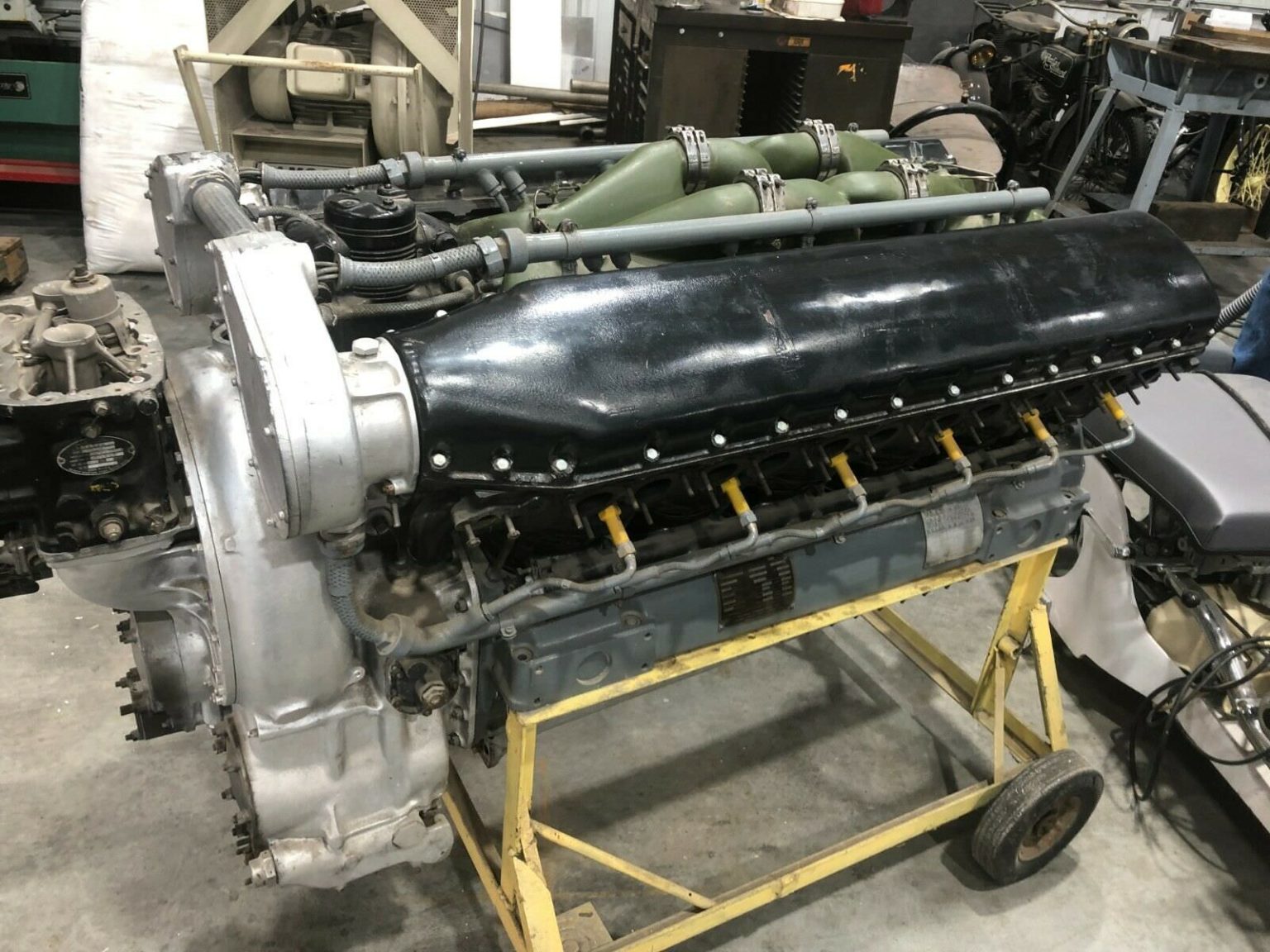 For Sale: A Rebuilt A 28 Liter Allison V12 Aircraft Engine – 1,150 BHP