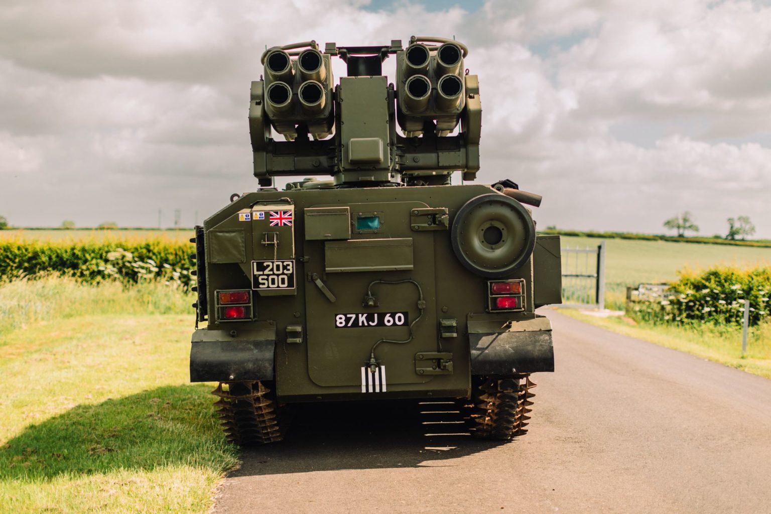 A Road-Legal Alvis Stormer High Velocity Missile Tank