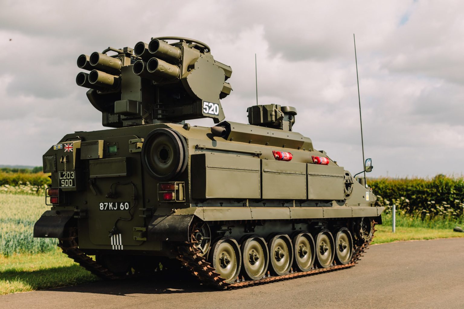 A Road-Legal Alvis Stormer High Velocity Missile Tank