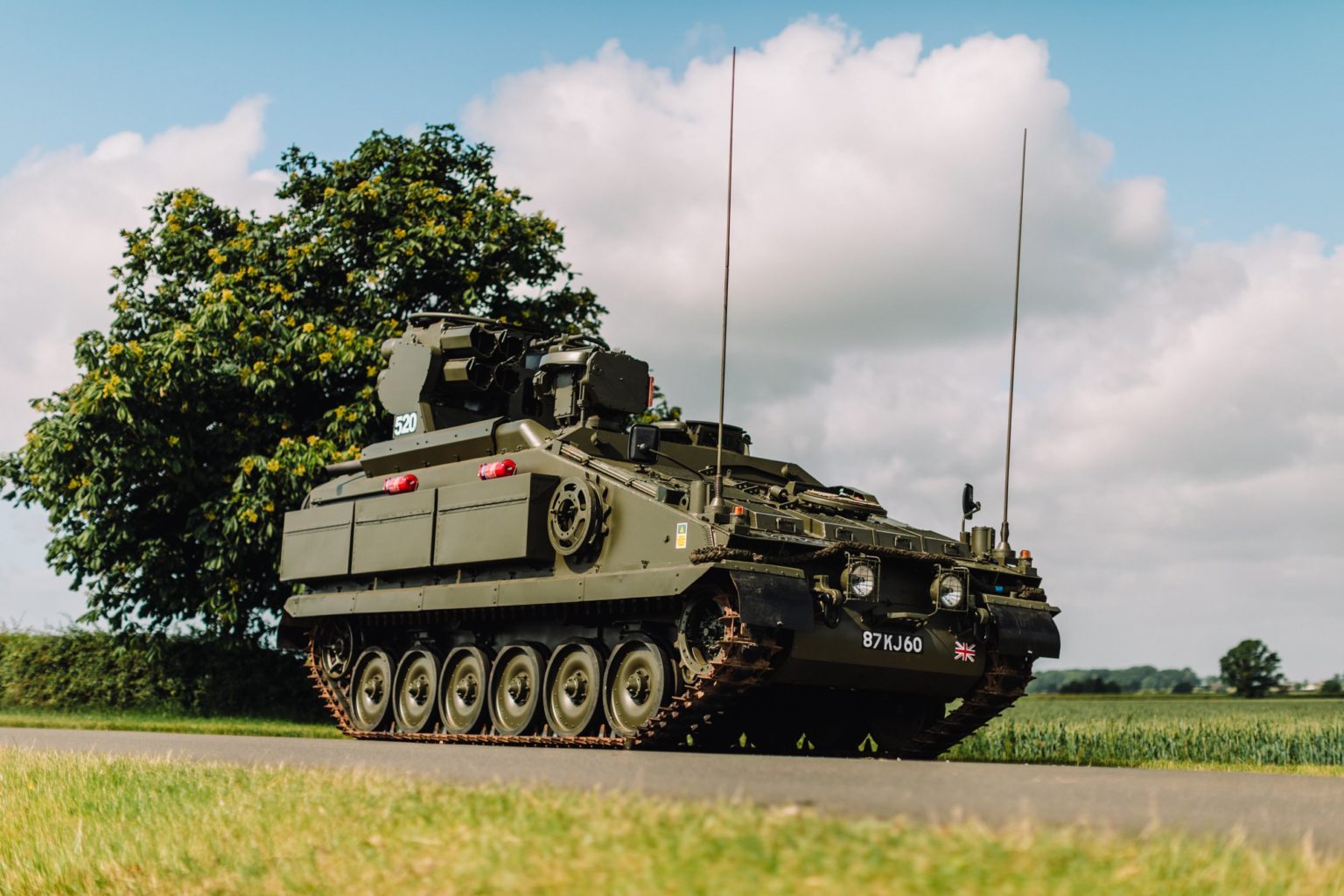 A Road-Legal Alvis Stormer High Velocity Missile Tank