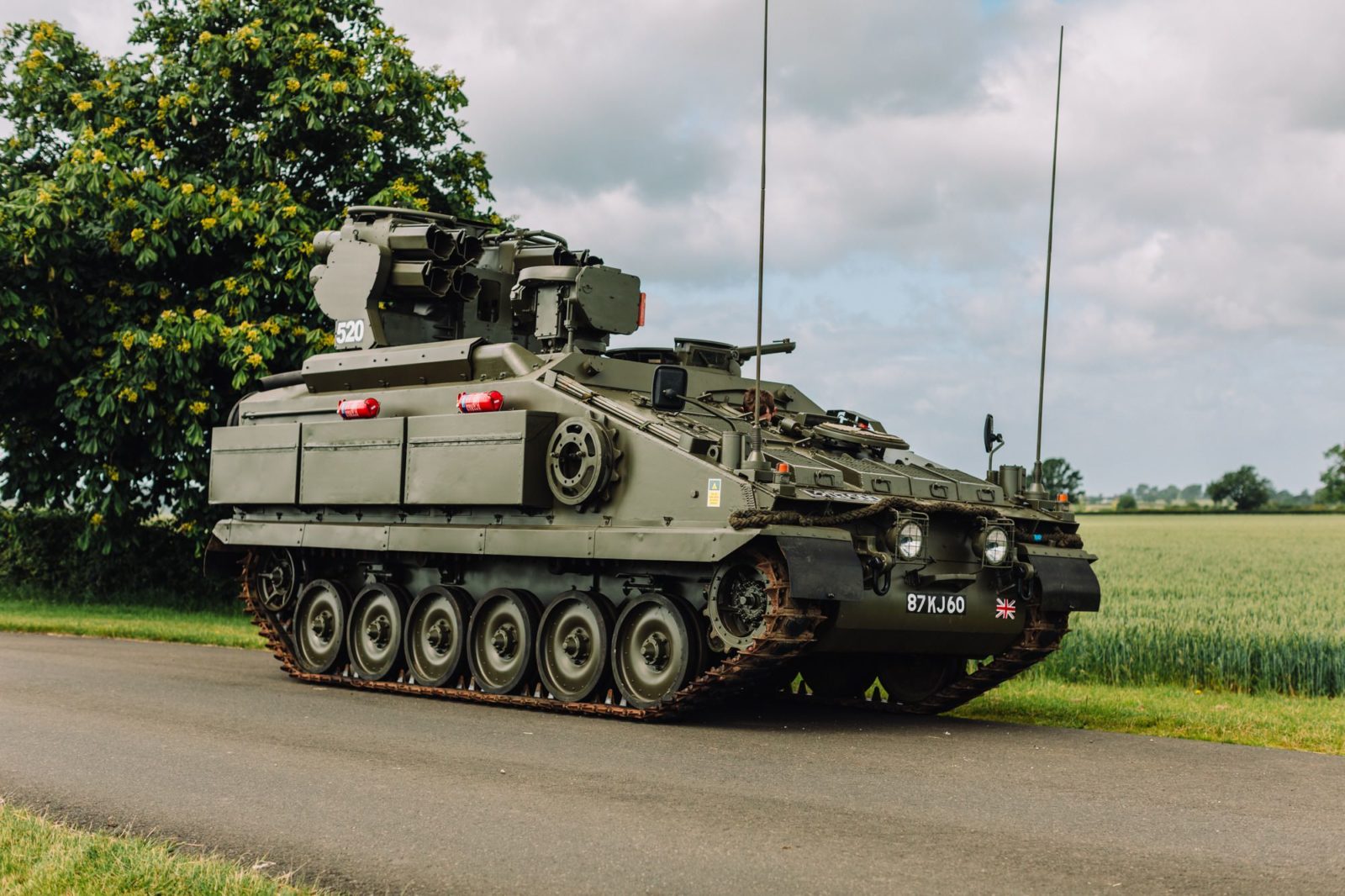 A Road-Legal Alvis Stormer High Velocity Missile Tank