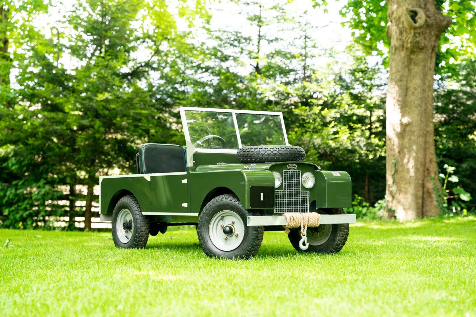 A Drivable 1/2 Scale Land Rover Series I