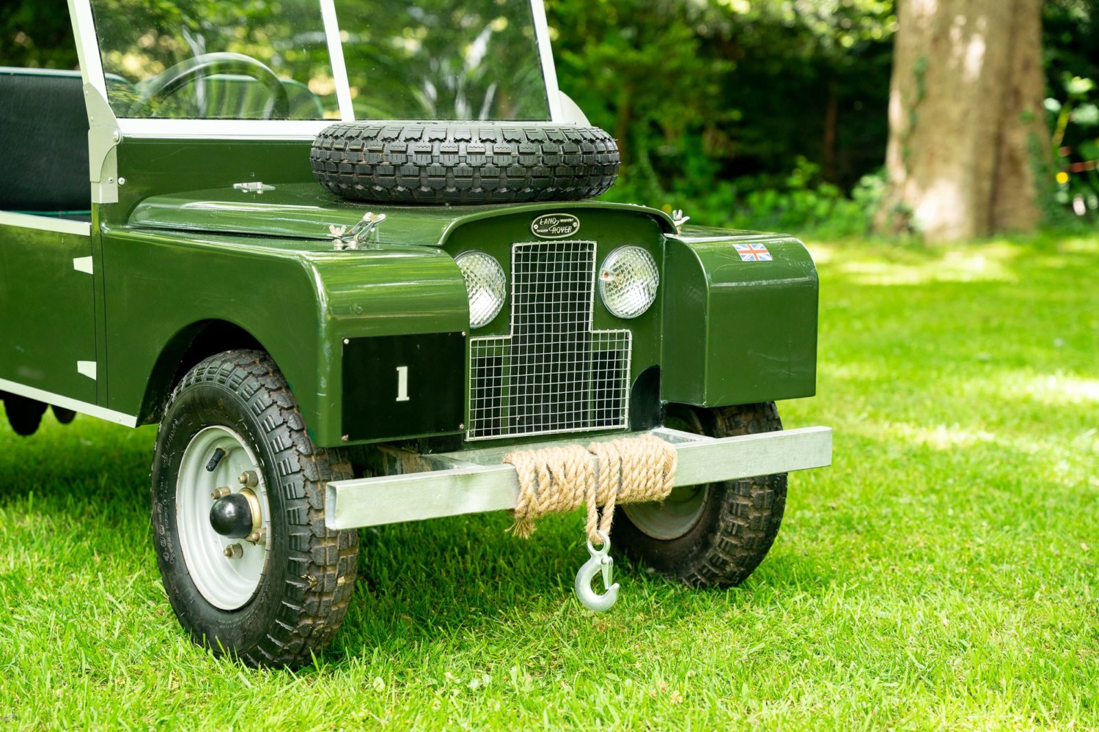 A Drivable 1/2 Scale Land Rover Series I