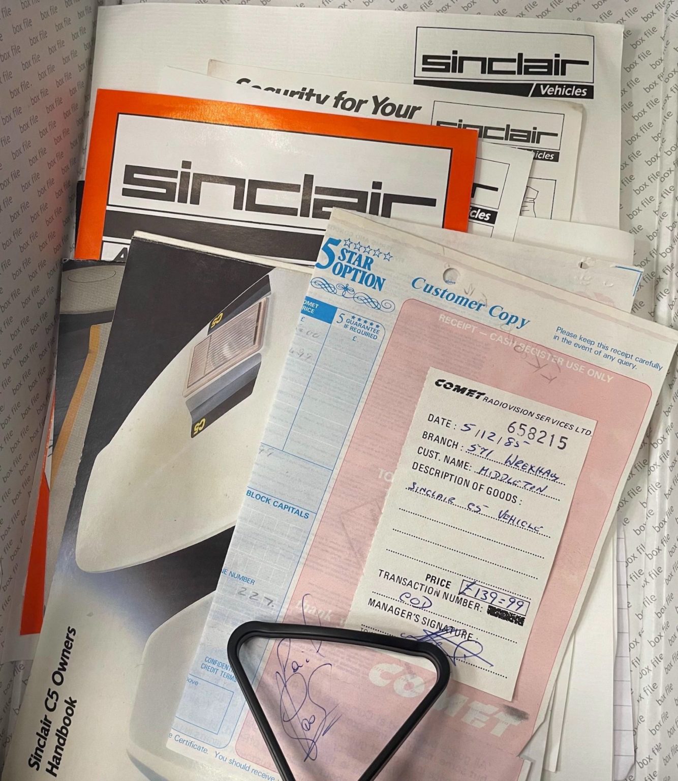 Futuristic Project Vehicle: An Original Sinclair C5 From 1985