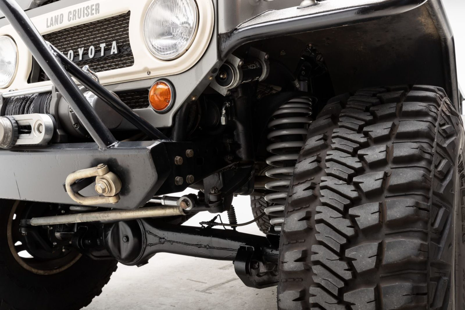A Land Cruiser FJ45 With An 80-Series Chassis And A Tundra V8