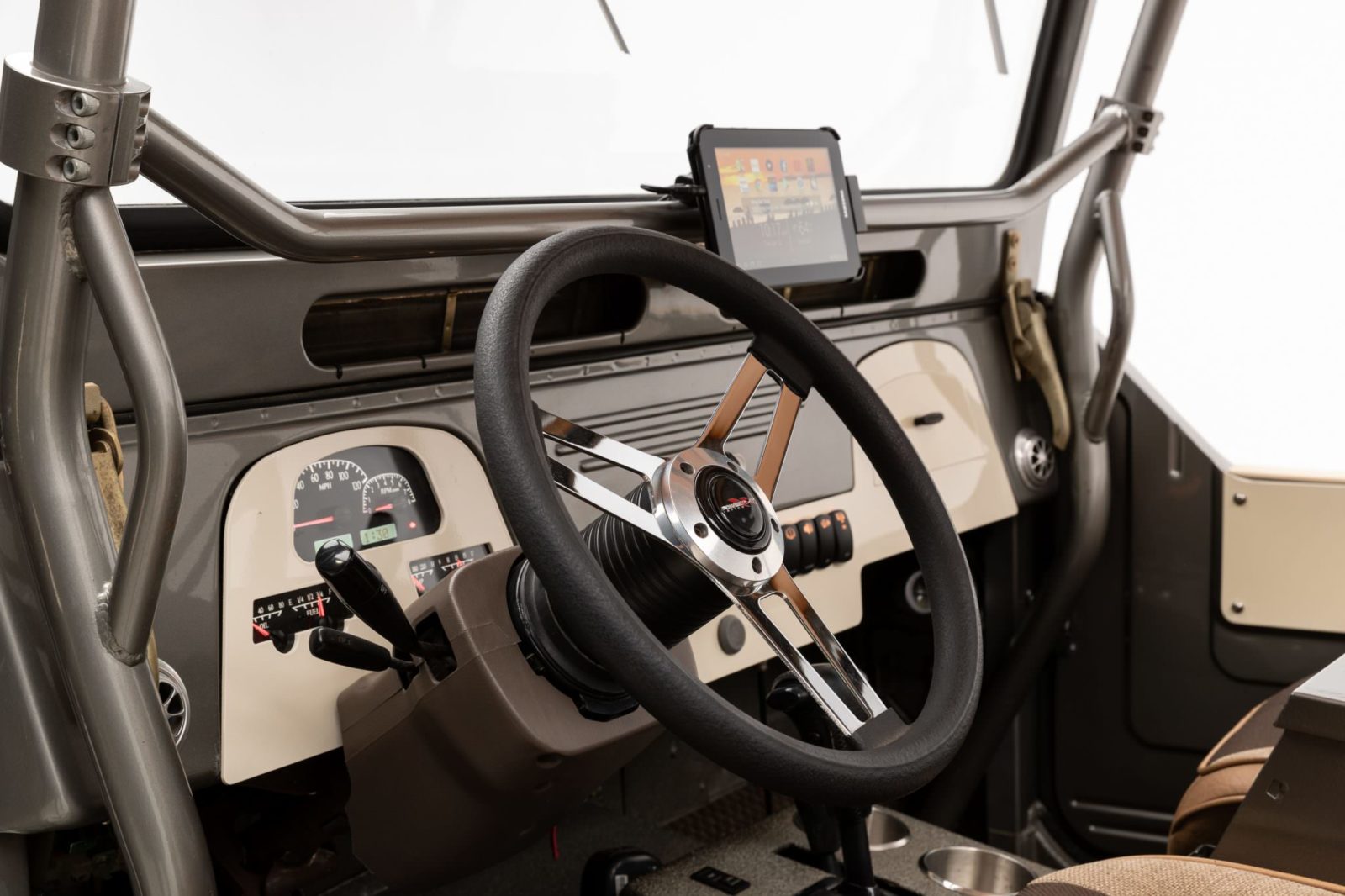 A Land Cruiser FJ45 With An 80-Series Chassis And A Tundra V8