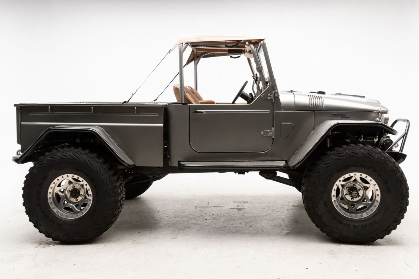 A Land Cruiser FJ45 With An 80-Series Chassis And A Tundra V8