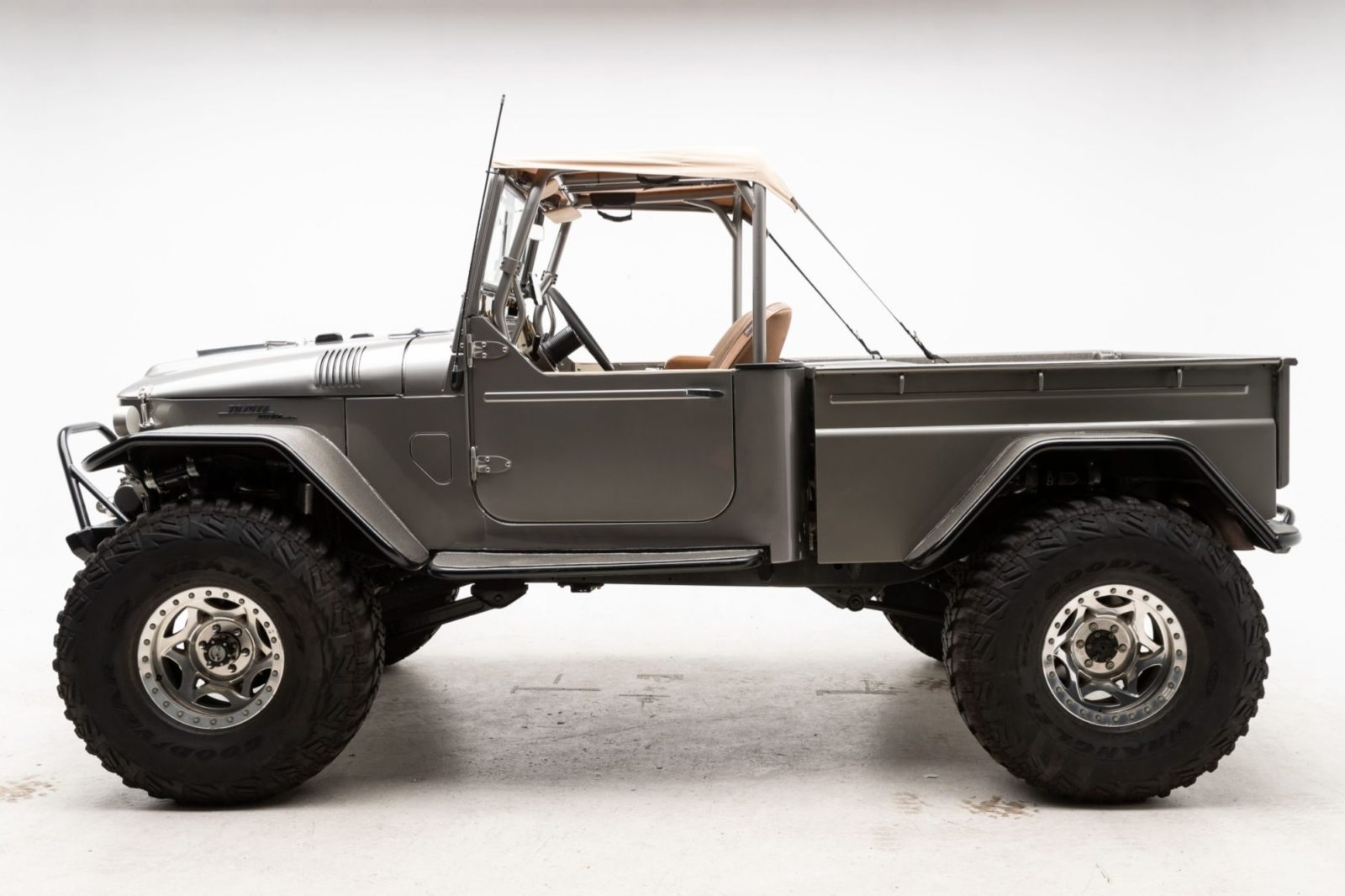 A Land Cruiser FJ45 With An 80-Series Chassis And A Tundra V8