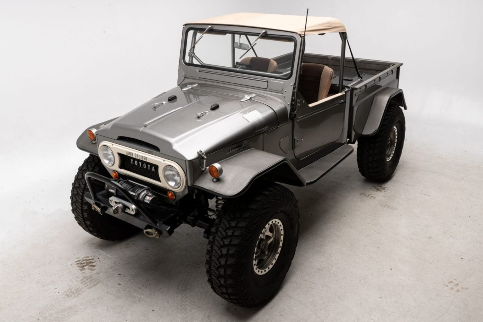A Land Cruiser FJ45 With An 80-Series Chassis And A Tundra V8