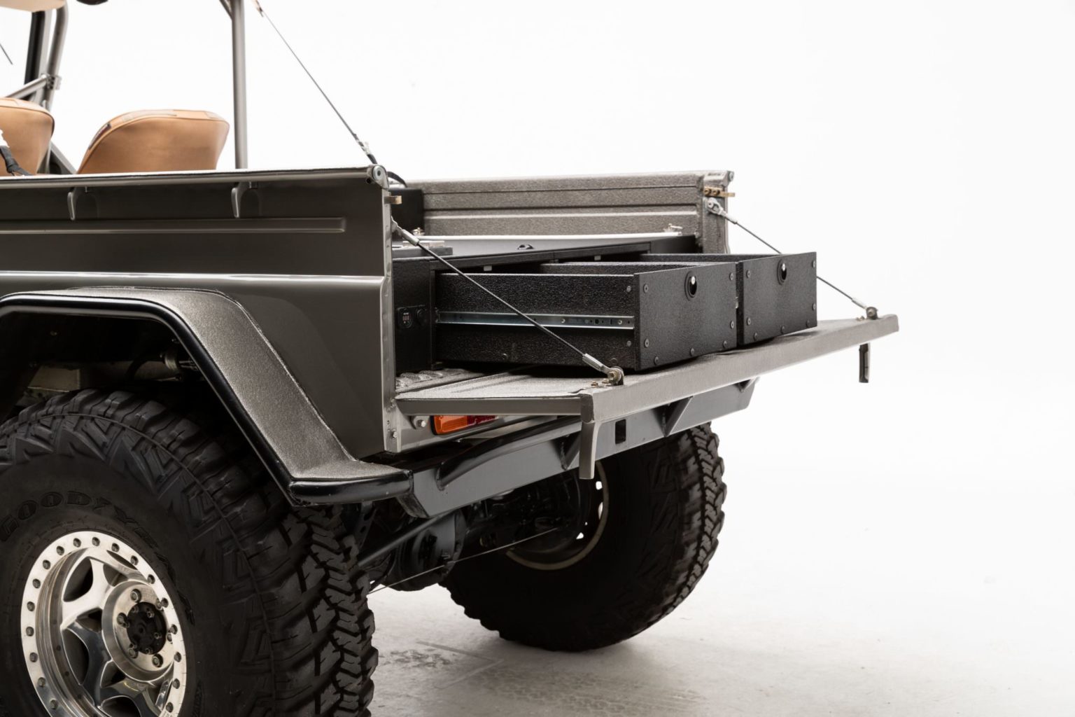 A Land Cruiser FJ45 With An 80-Series Chassis And A Tundra V8