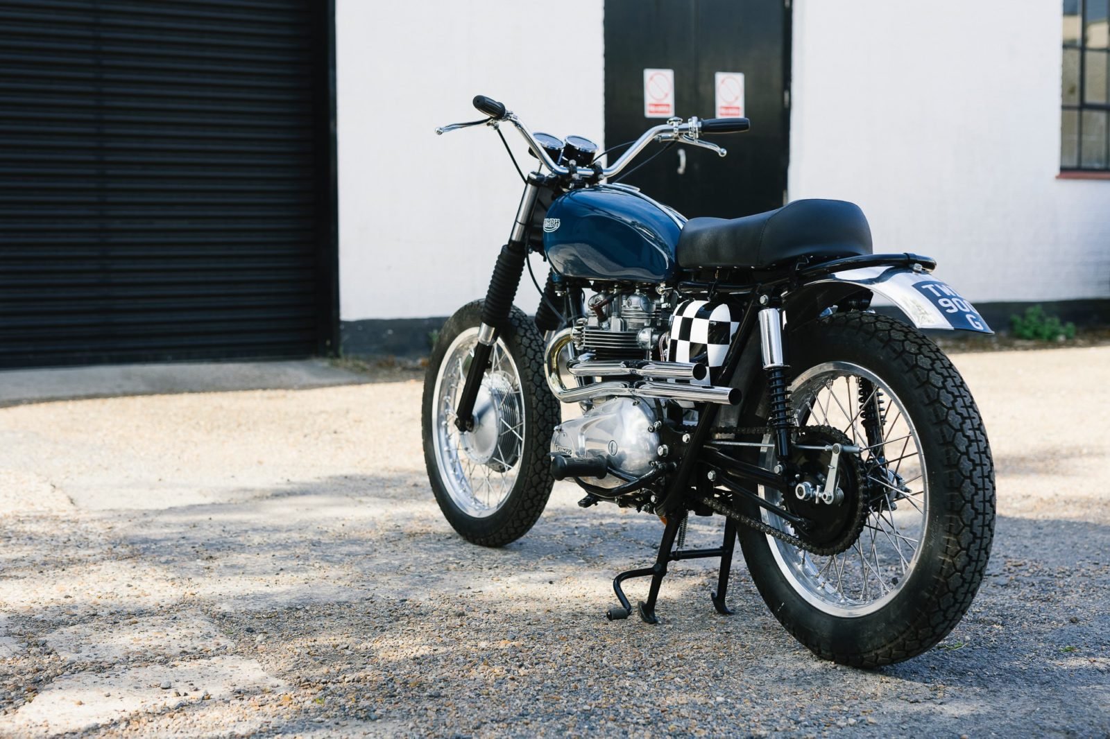 A Triumph TR6 Trophy "Desert Sled"