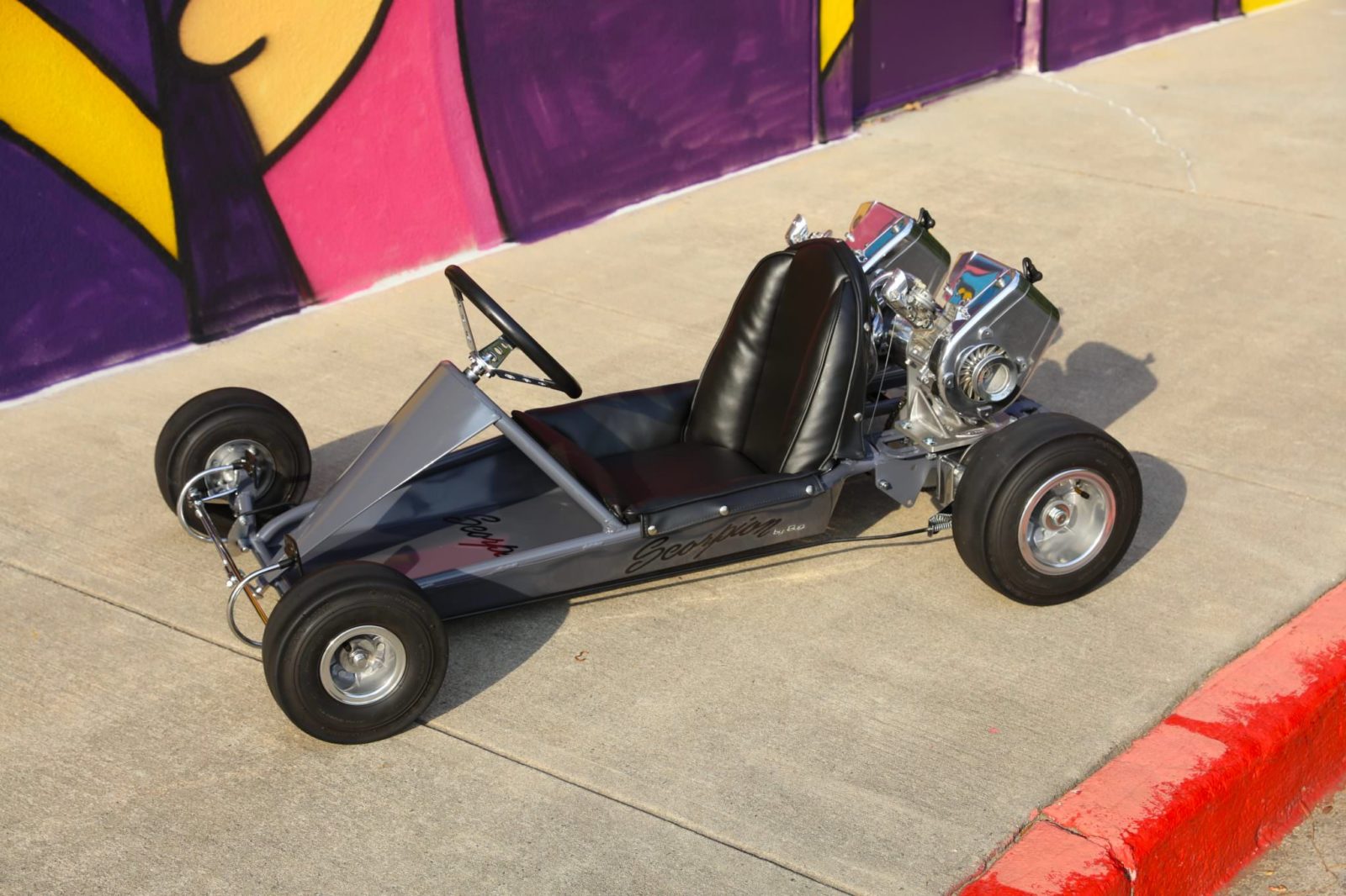 A Vintage Twin-Engined 1962 Bug Scorpion Go Kart