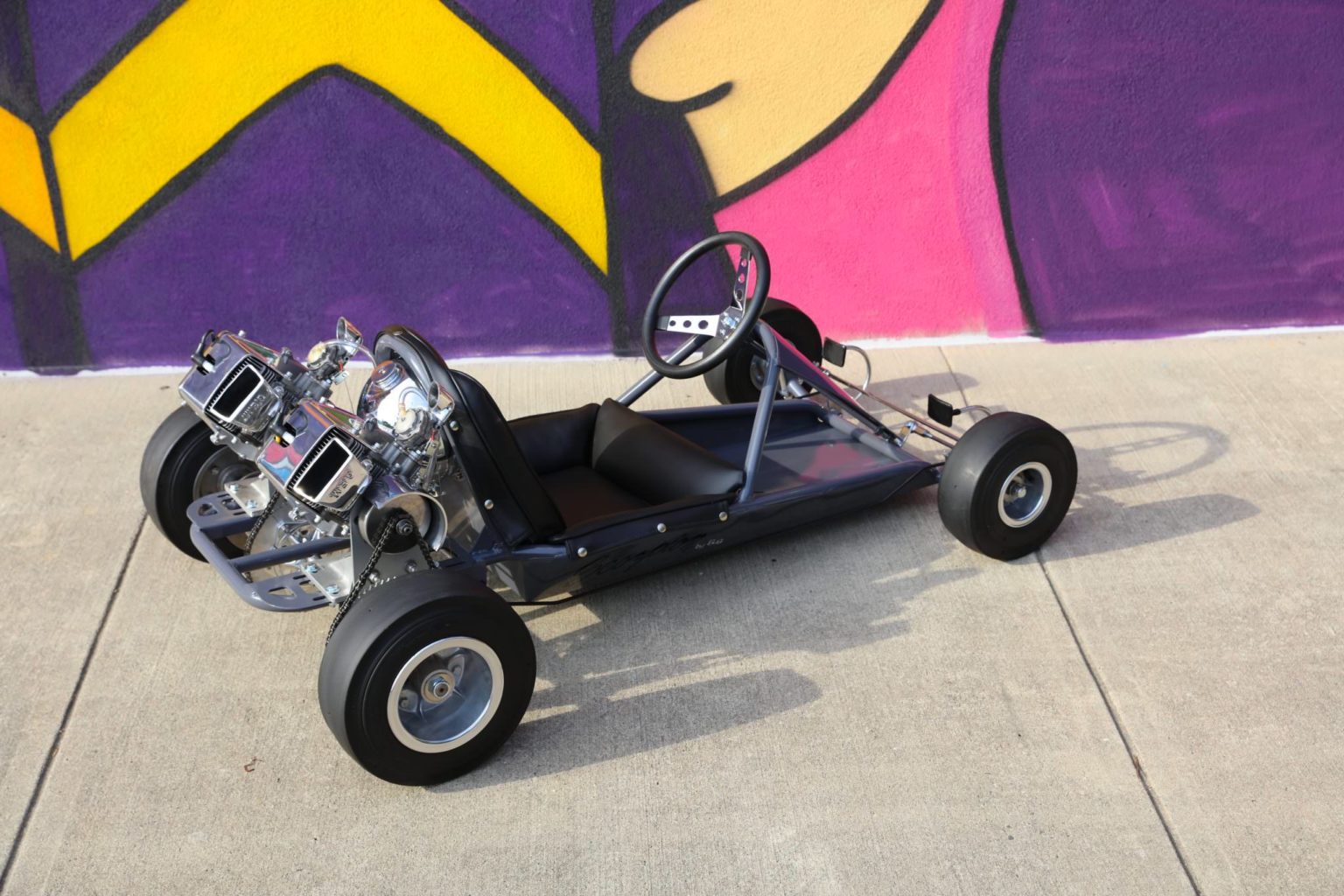A Vintage Twin-Engined 1962 Bug Scorpion Go Kart