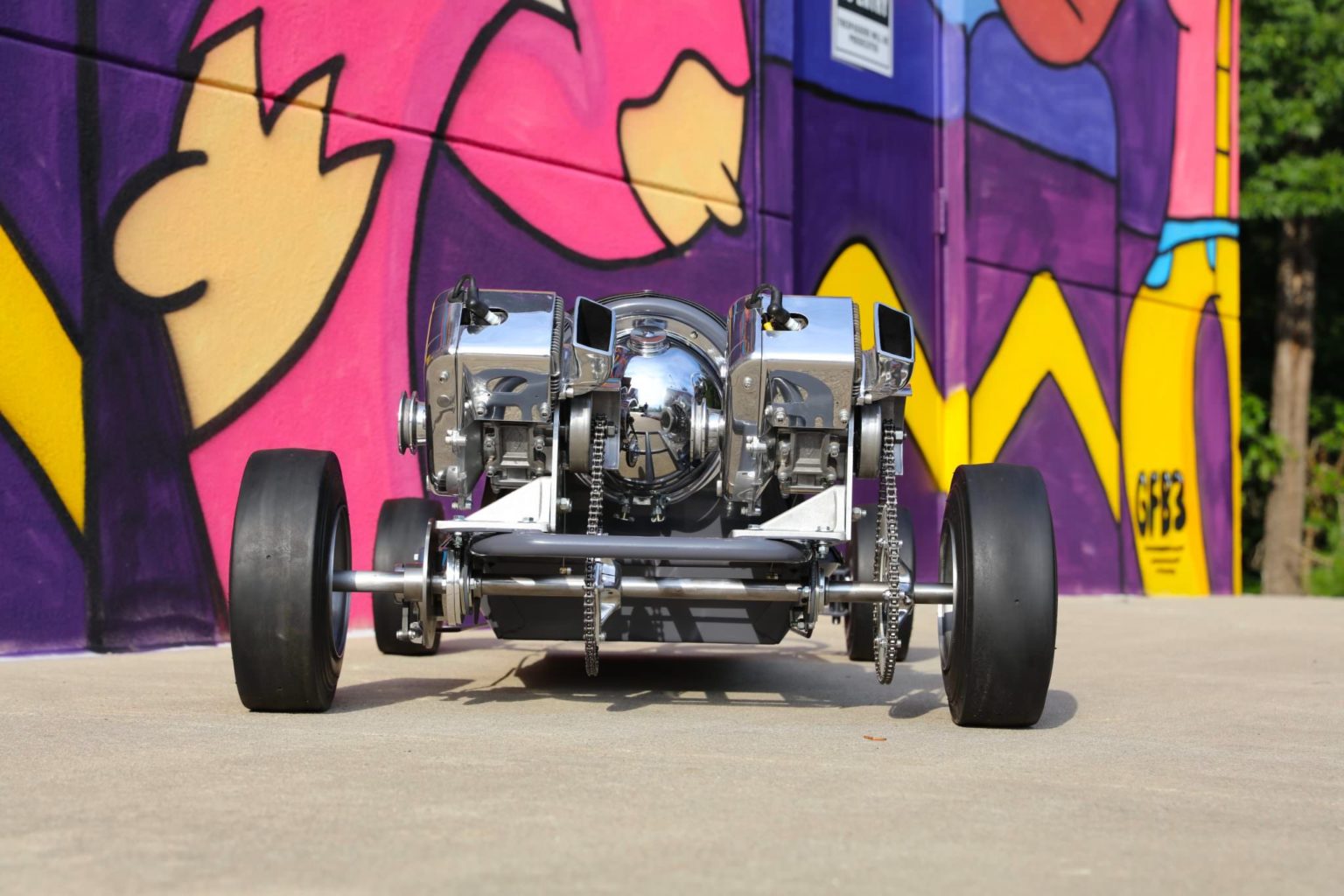A Vintage Twin-Engined 1962 Bug Scorpion Go Kart