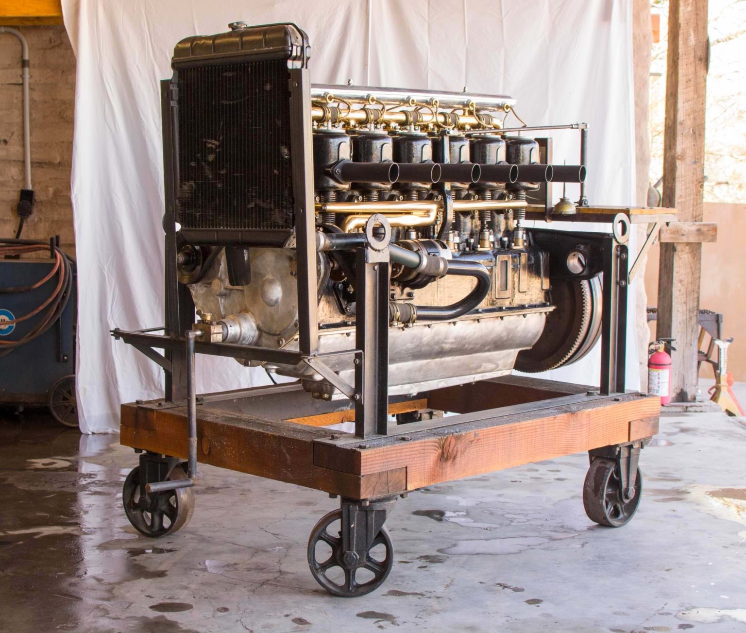 For Sale: A 15.3 Liter Seagrave T-Head Straight-Six Engine From 1916