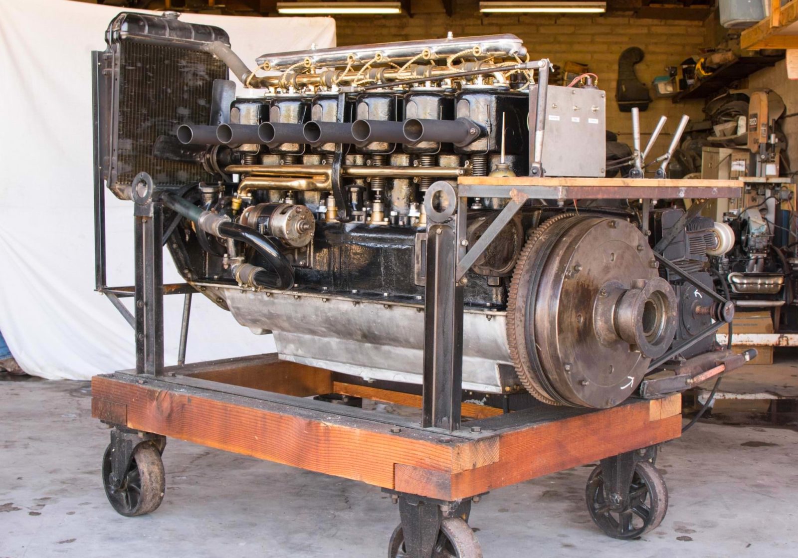 For Sale: A 15.3 Liter Seagrave T-Head Straight-Six Engine From 1916