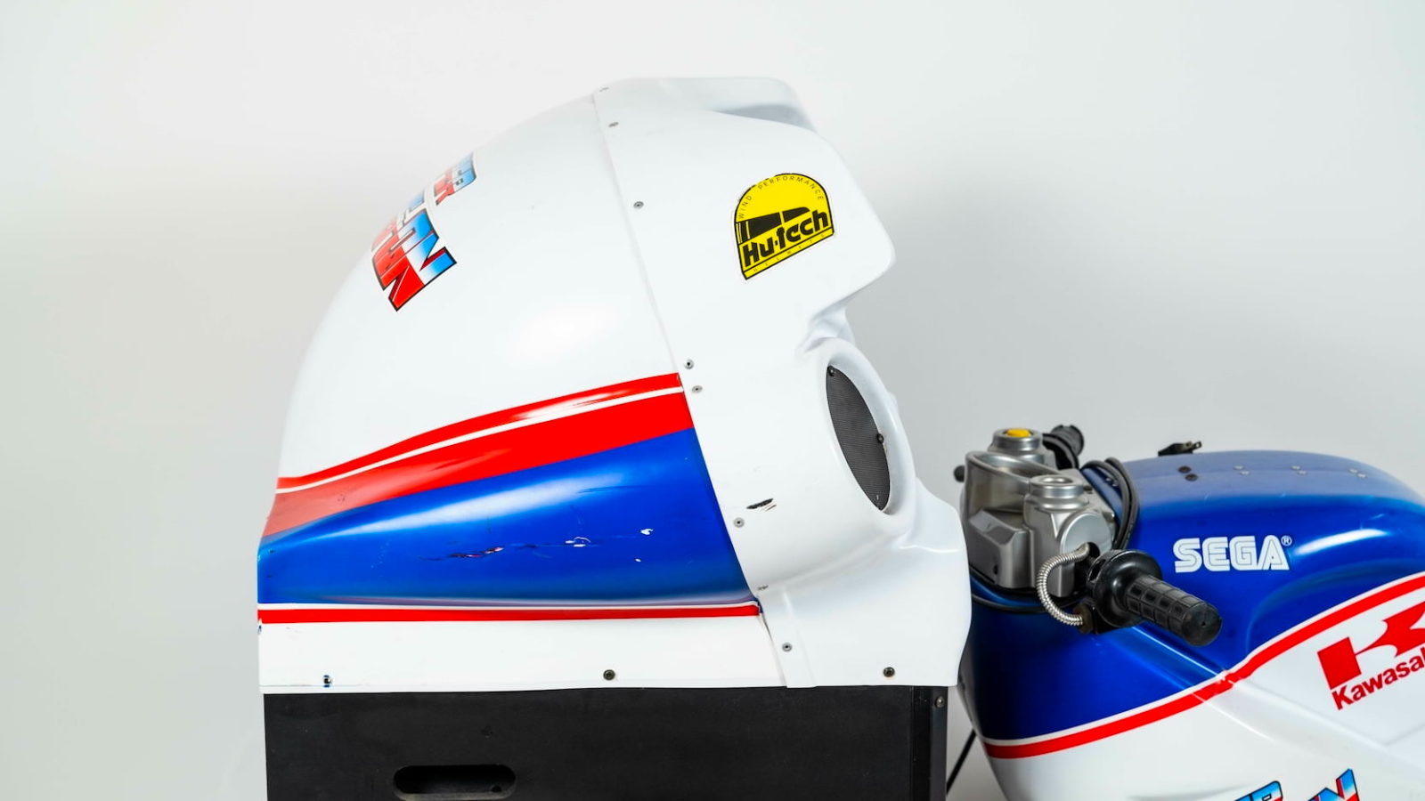 An Original 1980s Sega Super Hang-On Arcade Machine