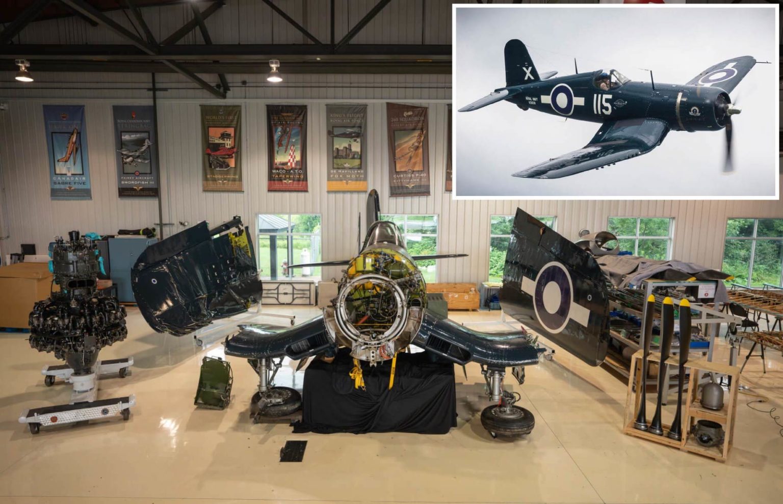 Project Aircraft For Sale: A WWII-Era Vought Corsair Fighter Plane
