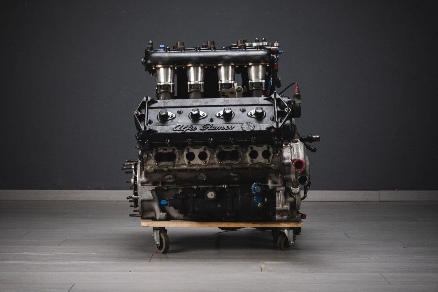 For Sale: A 720 BHP Alfa Romeo 2.6 Liter V8 Indy Car Engine