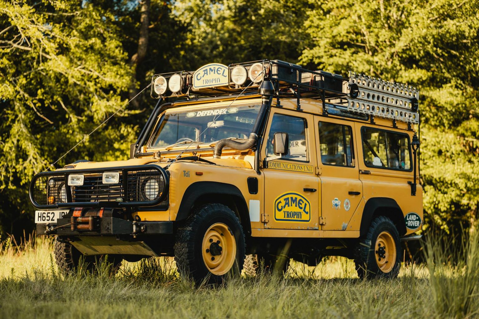 There's An Original Camel Trophy Land Rover Defender For Sale