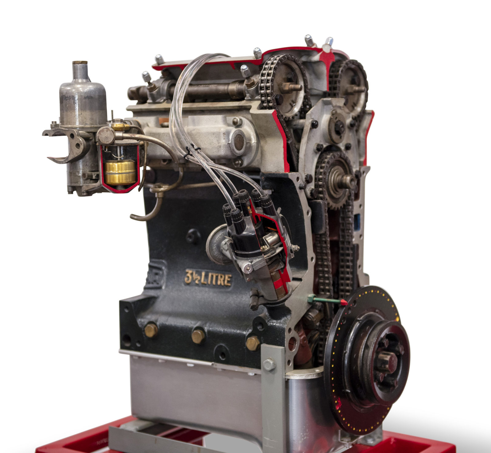 A Fascinating Cutaway Jaguar XK Engine