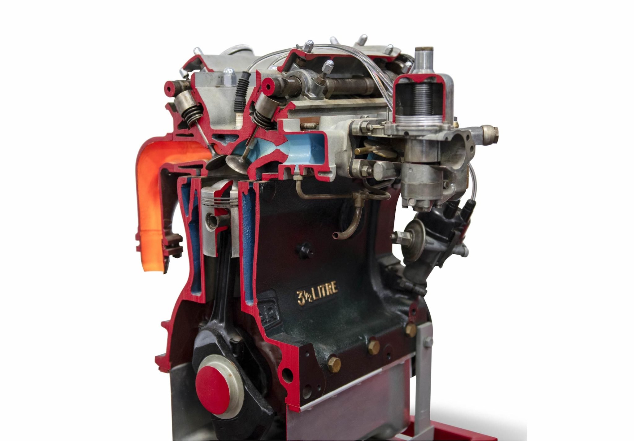 A Fascinating Cutaway Jaguar XK Engine