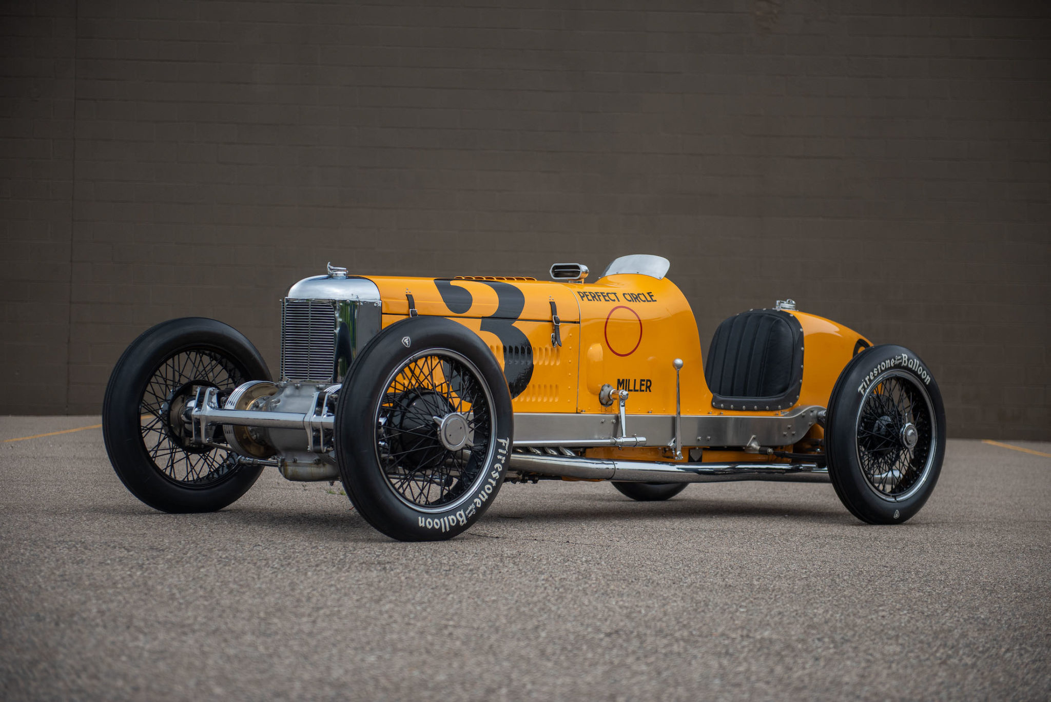 The Miller 91 Supercharged Front Drive "Perfect Circle" Indianapolis