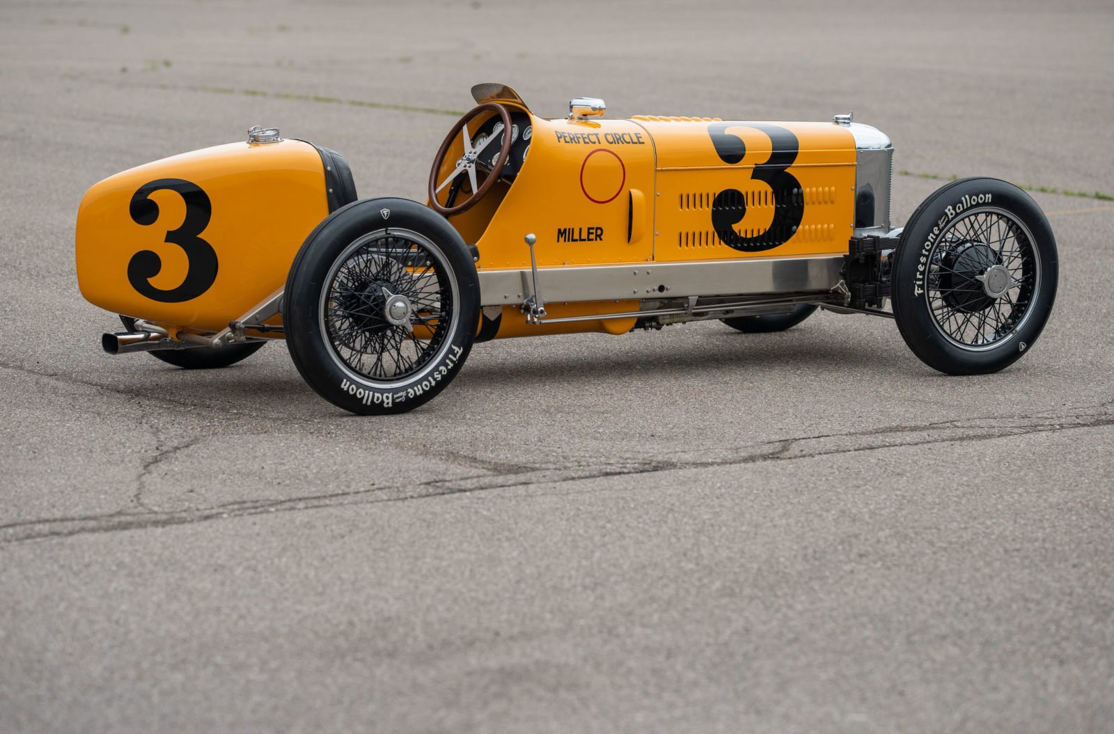 The Miller 91 Supercharged Front Drive "Perfect Circle" Indianapolis