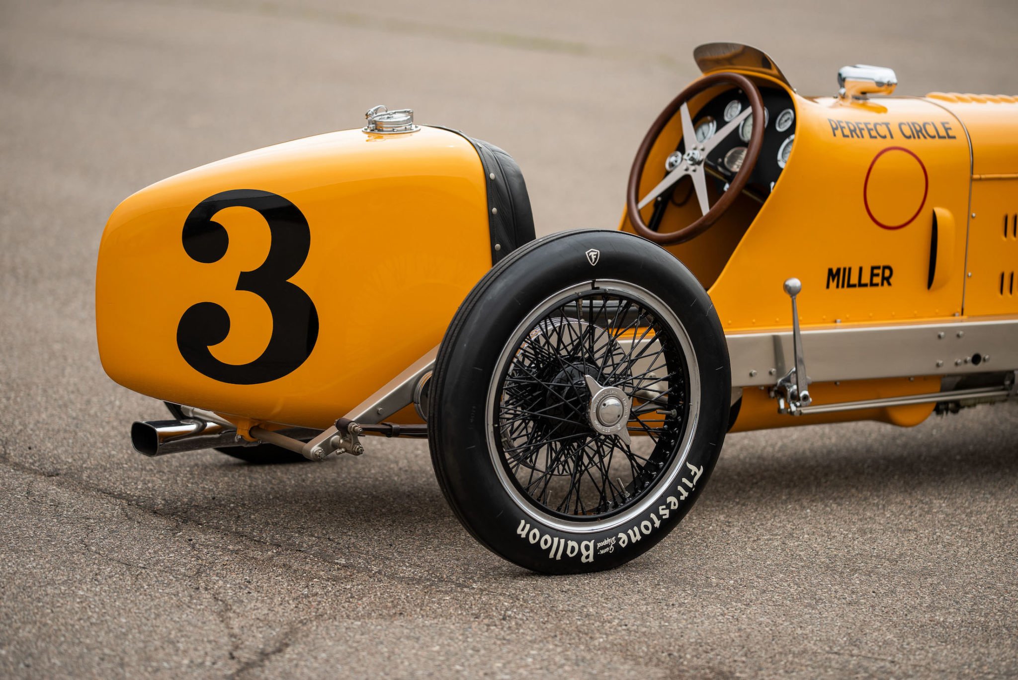 The Miller 91 Supercharged Front Drive "Perfect Circle" Indianapolis