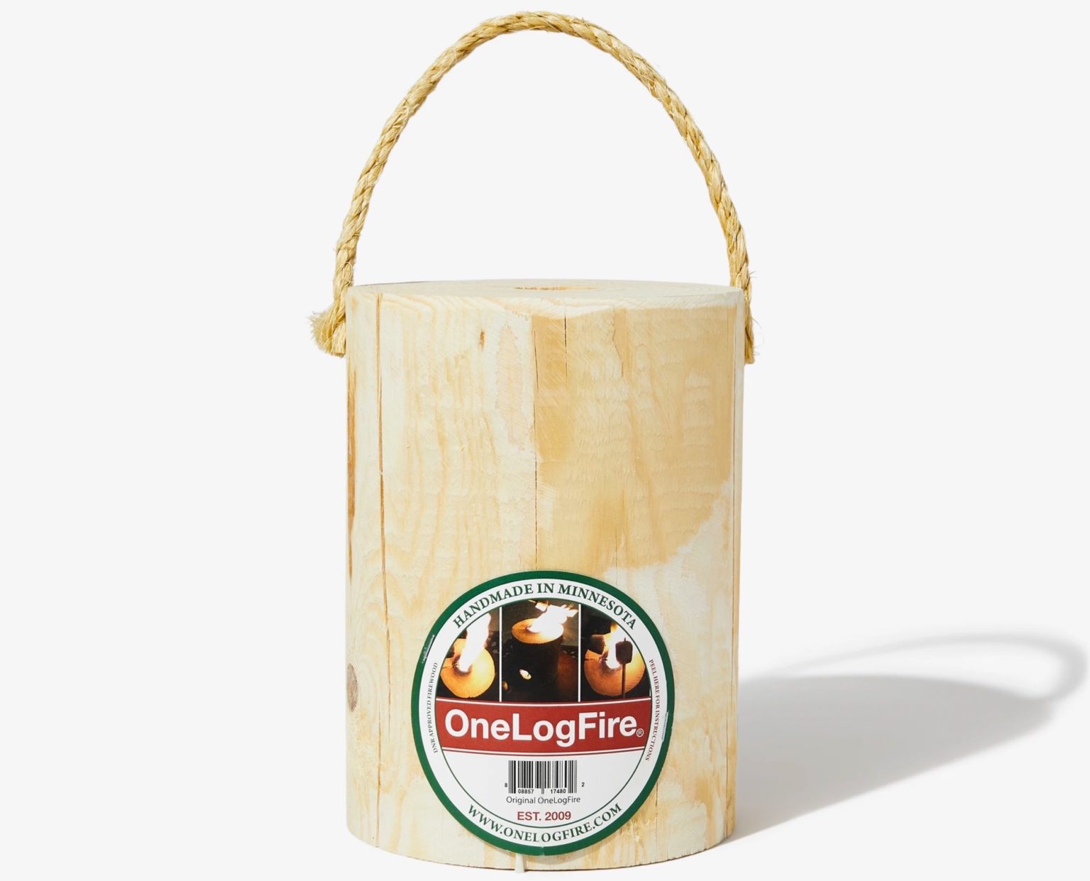 The Original OneLogFire – Handmade in Minnesota