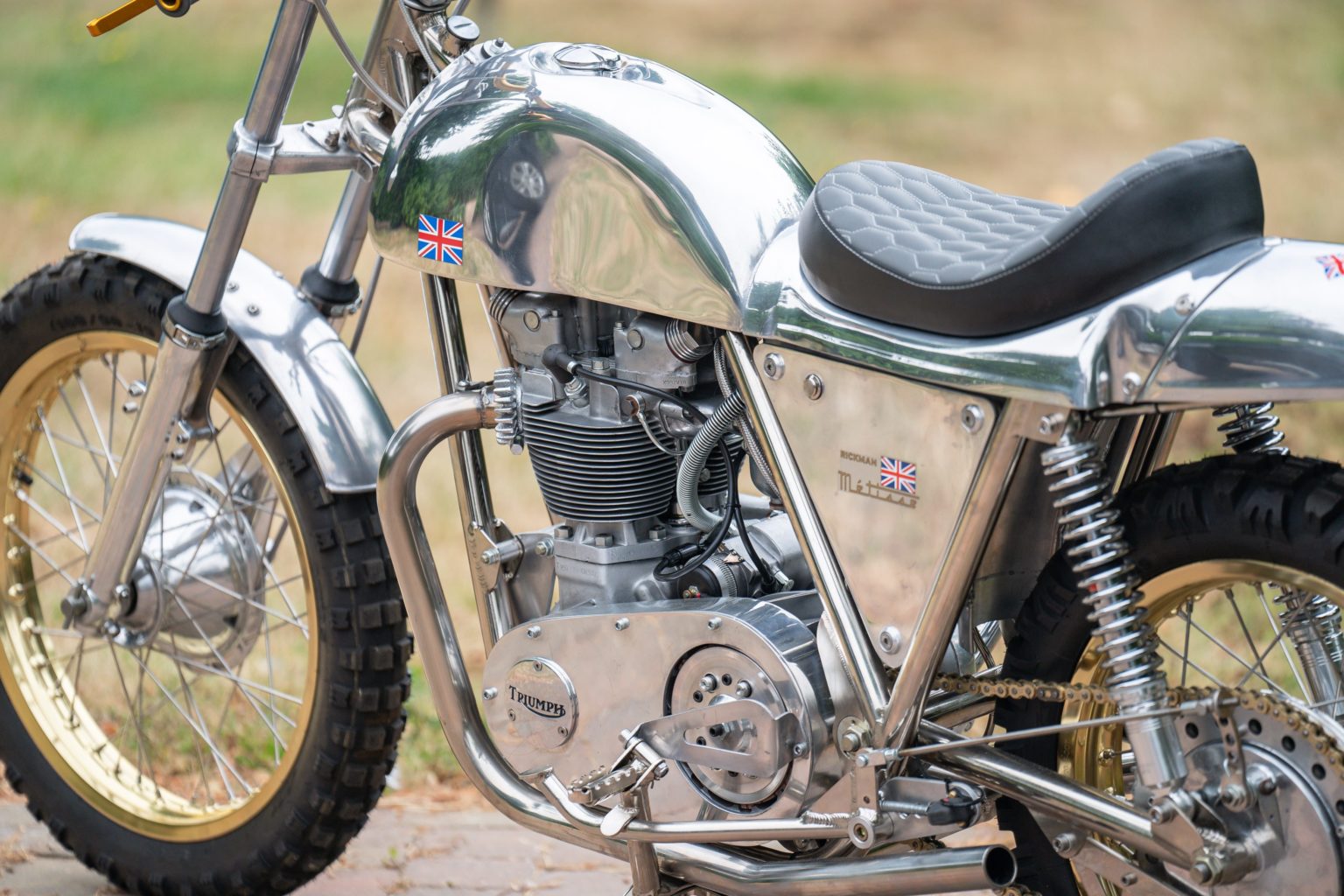 Brand New Classic: A Freshly-Built Rickman Metisse Triumph Scrambler