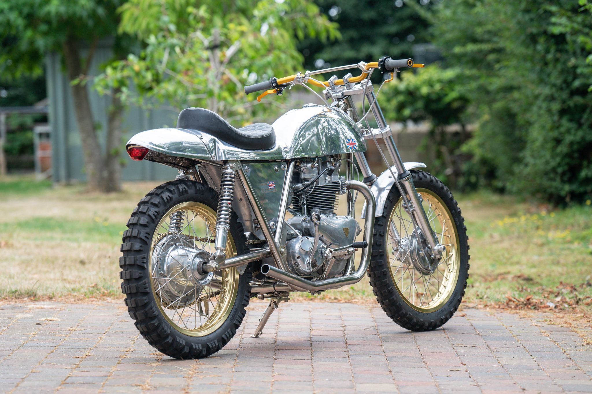 Brand New Classic: A Freshly-Built Rickman Metisse Triumph Scrambler